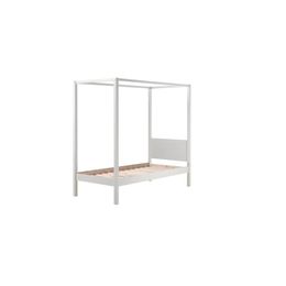 58 aufm Kessel HIMMELBETT Kathie 208x191x98 aus Massivholz in Wei&szlig; | Gr.: onesize
