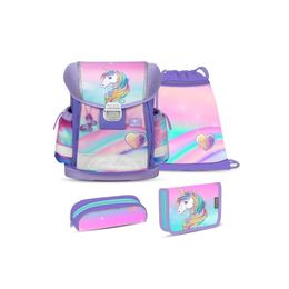 Belmil Classy Heart of the Rainbow Schulranzen Set 4 teilig | Gr.: onesize