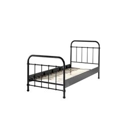 58 aufm Kessel METALLBETT Karlyn 210x111x98 aus Metall in Schwarz | Gr.: onesize