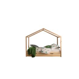 58 aufm Kessel HAUSBETT Kapua 210x170x97 aus Massivholz in Natur | Gr.: onesize