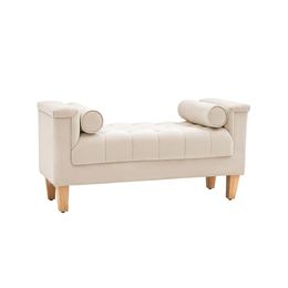 HOMCOM Sitzbank-115L x 44B x 58H cm-Beige | Gr.: onesize