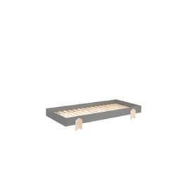 58 aufm Kessel STAPELBETT Karlene 204x28x94 aus MDF in Grau | Gr.: onesize