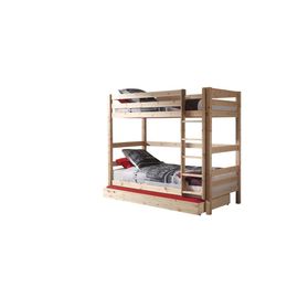 58 aufm Kessel ETAGENBETT Karolina 210x161x105 aus Massivholz in natur | Gr.: onesize