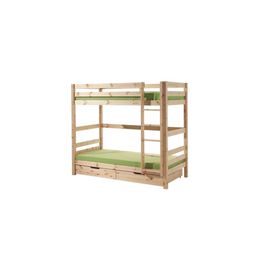 58 aufm Kessel ETAGENBETT Karolina 210x182x105 aus Massivholz in natur | Gr.: onesize