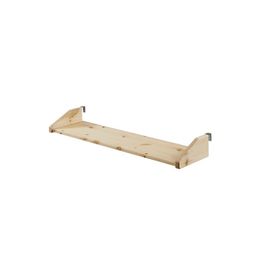 58 aufm Kessel WANDREGAL Kathrine 79x21x9 Wandboard Massivholz natur | Gr.: onesize