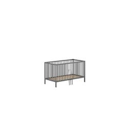 others BABYBETT Kara-lynn 144x84x76 aus Massivholz in Buche Anthrazit | Gr.: onesize