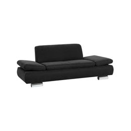 others SOFA 2-Sitzer Kaye Bezug Veloursstoff Metallfu&szlig; verchromt / schwarz | Gr.: onesize