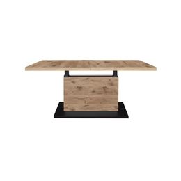 58 aufm Kessel COUCHTISCH H&ouml;henverstellbar Else 3 120x56x70 Holzwerkstoff Viking Oak | Gr.: onesize