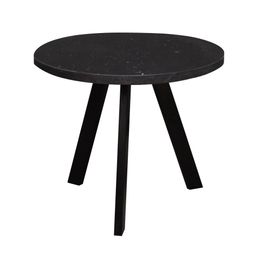 58 aufm Kessel COUCHTISCH Rund Elesa 1 60x51x60 Holzwerkstoff Schwarz/Keramik schwarz | Gr.: onesize