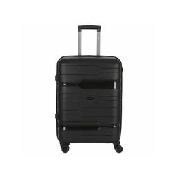 Check.In Memphis - 4-Rollen-Trolley 67 cm (blau) in schwarz | Gr.: onesize