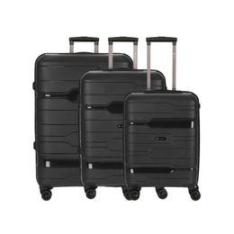 Check.In Memphis Trolley-Set 3tlg. (blau) in schwarz | Gr.: onesize