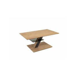 58 aufm Kessel COUCHTISCH h&ouml;henverstellbar Cody 100x47x60 Massivholzfurnier Wildeiche | Gr.: onesize