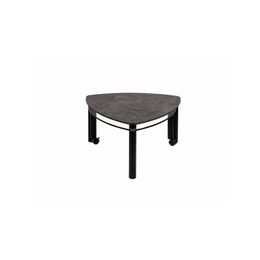 58 aufm Kessel COUCHTISCH mit ausdrehbarer Ablage Clarie 80x43x80 HPL Schwarz | Gr.: onesize