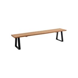 58 aufm Kessel K&Uuml;CHENBANK Diena 220 x 43 x 46 aus Massivholz Wildeiche | Gr.: onesize