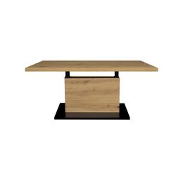 58 aufm Kessel COUCHTISCH H&ouml;henverstellbar Else 4 120x49x70 Holzwerkstoff Asteiche | Gr.: onesize