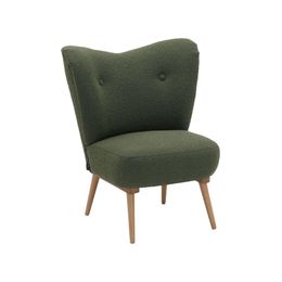 58 aufm Kessel COCKTAILSESSEL Kayra Boucl&eacute;-Gewebe gr&uuml;n | Gr.: onesize