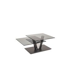58 aufm Kessel COUCHTISCH Cadance 97x65x43 Wohnzimmertisch Parsolglas/Grau/Anthrazit | Gr.: onesize