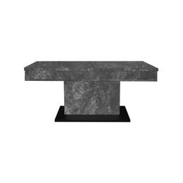 58 aufm Kessel COUCHTISCH H&ouml;henverstellbar Else 1 110x59x60 Holz Keramikoptik Grau | Gr.: onesize