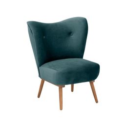 58 aufm Kessel COCKTAILSESSEL Kayra Samtvelours azur | Gr.: onesize