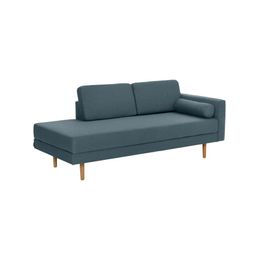 58 aufm Kessel RECAMIERE Armlehne rechts Keara Flachgewebe blau-grau | Gr.: onesize