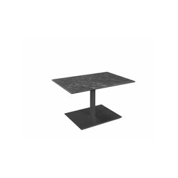 58 aufm Kessel COUCHTISCH h&ouml;henverstellbar Chapa 90x47x60 Glas Anthrazit/Keramik Nero | Gr.: onesize
