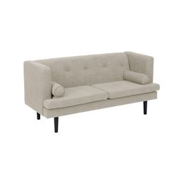 58 aufm Kessel KINDERSOFA 2-Sitzer Keavy Flachgewebe creme | Gr.: onesize