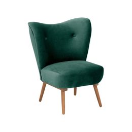 58 aufm Kessel COCKTAILSESSEL Kayra Samtvelours gr&uuml;n | Gr.: onesize