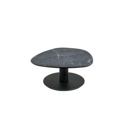 58 aufm Kessel COUCHTISCH Cemile 80x80x39 h&ouml;henverstellbar Anthrazit/Marble Grigio | Gr.: onesize