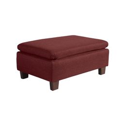 58 aufm Kessel POLSTERHOCKER Kaylil Flachgewebe rot | Gr.: onesize