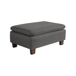 58 aufm Kessel POLSTERHOCKER Kaylil Flachgewebe anthrazit | Gr.: onesize
