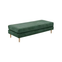 58 aufm Kessel POLSTERHOCKER Kaylynn Cordstoff dunkelgr&uuml;n | Gr.: onesize