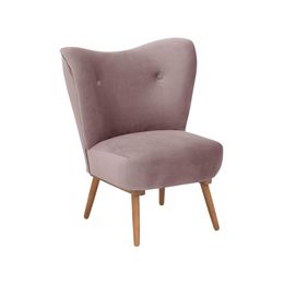 58 aufm Kessel COCKTAILSESSEL Kayra Samtvelours ros&eacute; | Gr.: onesize