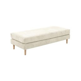 58 aufm Kessel POLSTERHOCKER Kaylynn Cordstoff creme | Gr.: onesize