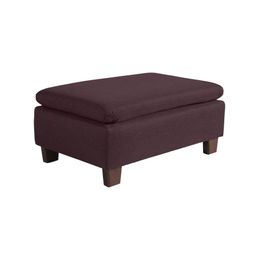 58 aufm Kessel POLSTERHOCKER Kaylil Flachgewebe burgund | Gr.: onesize