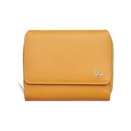Golden Head Madrid Geldb&ouml;rse RFID Leder 11,5 cm in senfgelb | Gr.: onesize