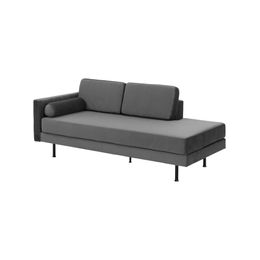 58 aufm Kessel RECAMIERE Armlehne links Keara Samtvelours anthrazit | Gr.: onesize