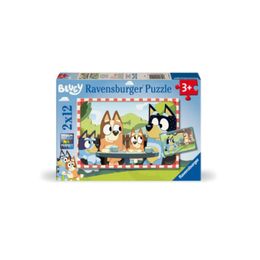 Ravensburger Verlag GmbH Spiel - Kinderpuzzle 2x12 Teile - Bluey - Familienzeit | Gr.: onesize