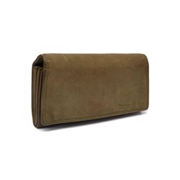 The Chesterfield Brand Lentini Geldb&ouml;rse Leder 18 cm in olive green | Gr.: onesize