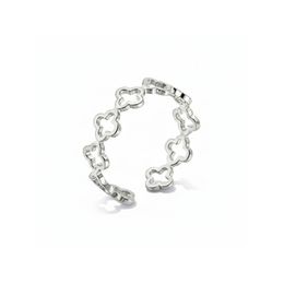 Steel_Art Fingerring Damen Pilus silberfarben in silberfarben poliert | Gr.: onesize