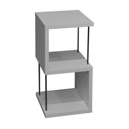 58 aufm Kessel REGAL Elga 33x33x65 B&uuml;cherregal Standregal kreidegrau matt lack | Gr.: onesize