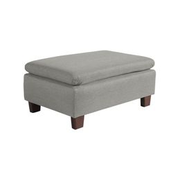 58 aufm Kessel POLSTERHOCKER Kaylil Flachgewebe hellgrau | Gr.: onesize