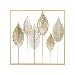 HOMCOM Metall Wanddeko in Gold 70L x 2,5B x 70H cm | Gr.: onesize