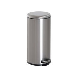 HOMCOM Treteimer in Silber 29,2L x 29,2B x 62,9H cm | Gr.: onesize