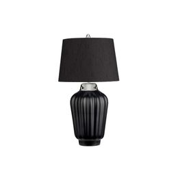 Licht-Erlebnisse Tischlampe (B)30 x (L)30 x (H)56.2 cm in Schwarz Silber Nickel poliert | Gr.: onesize