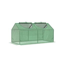 Outsunny Gew&auml;chshaus in Gr&uuml;n 143L x 138B x 190H cm | Gr.: onesize