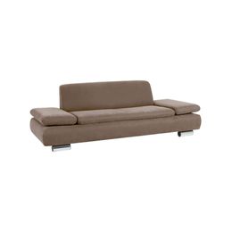 58 aufm Kessel SOFA 2,5-Sitzer Kaye Bezug Veloursstoff Metallfu&szlig; verchromt / sahara | Gr.: onesize