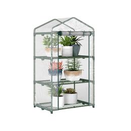 Outsunny Gew&auml;chshaus in Transparent 69L x 49B x 125H cm | Gr.: onesize