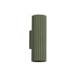 Licht-Erlebnisse Wandlampe (B)6.5 x (H)20 cm in Olivgr&uuml;n | Gr.: onesize