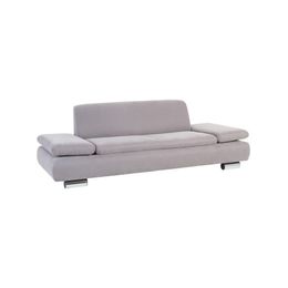 58 aufm Kessel SOFA 2,5-Sitzer Kaye Bezug Veloursstoff Metallfu&szlig; verchromt / silber | Gr.: onesize