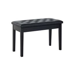 HOMCOM Klavierhocker in Schwarz 76L x 36B x 50H cm | Gr.: onesize
